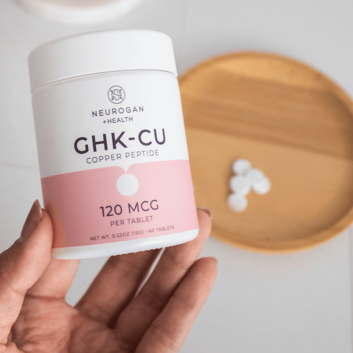 Buy GHK-Cu Tablets | 120MCG, Oral Supplement, For Research