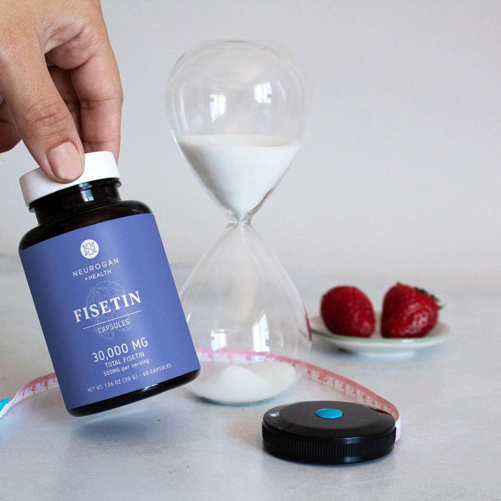 Fisetin Capsules | 500mg Per Capsule | Pure Strawberry Flavinoid