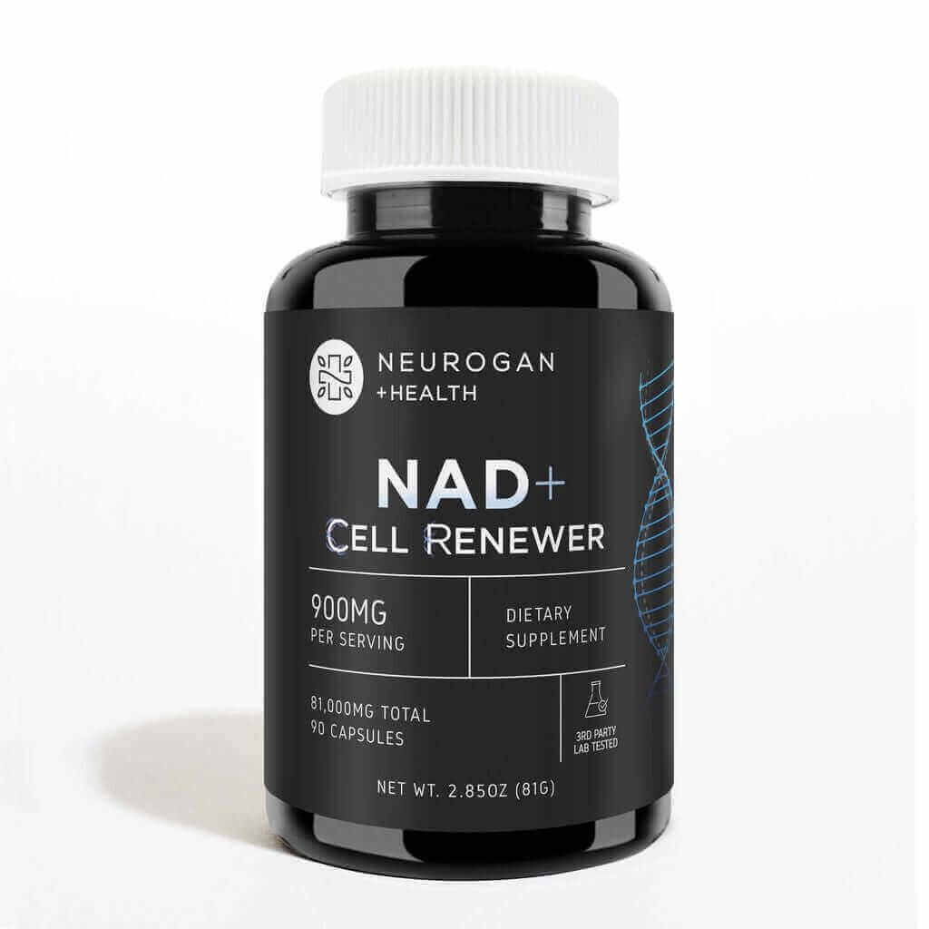 Cápsulas de NAD+ | 900 mg, Envejecimiento saludable, Potencia el NAD+