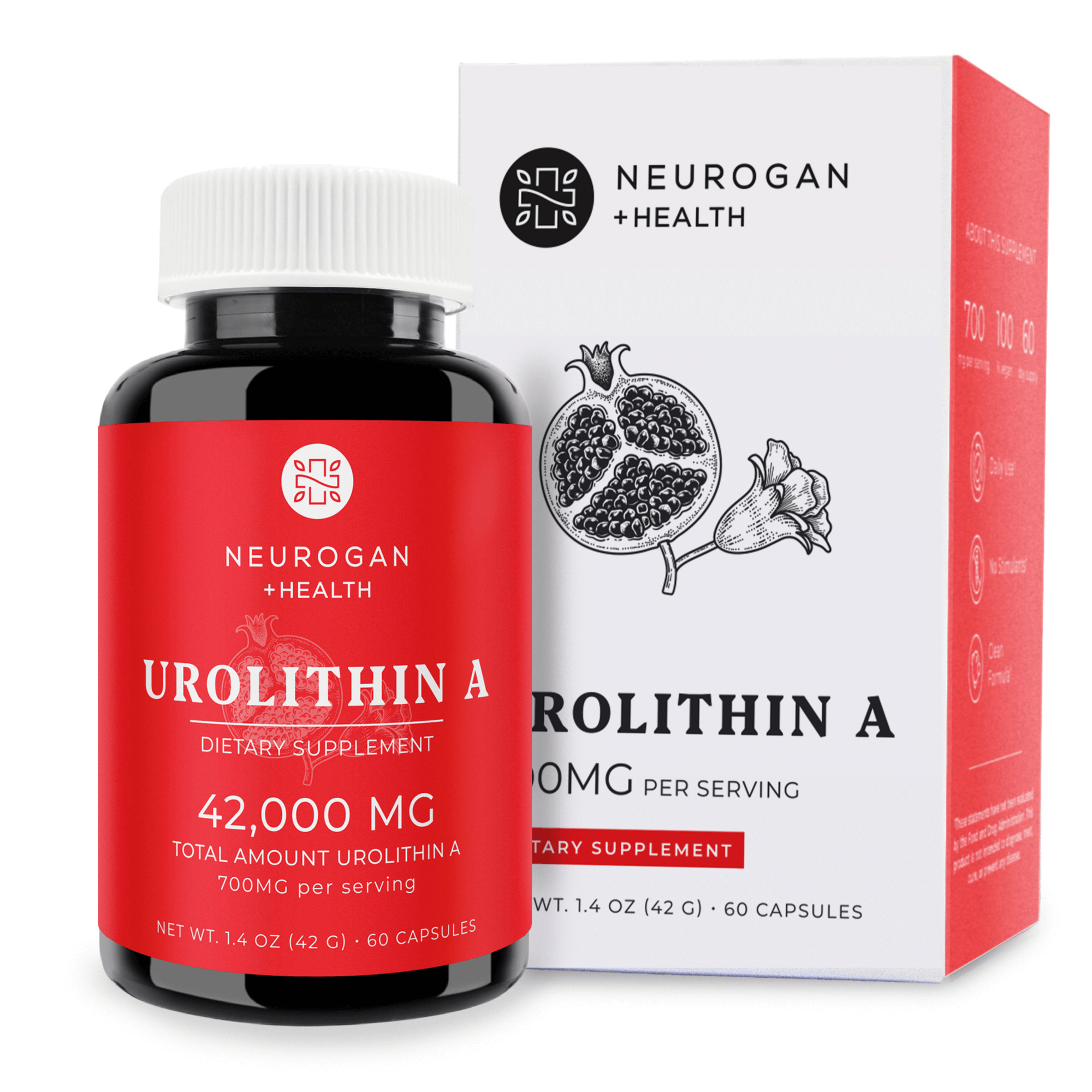 Urolithin A Capsules, 700MG - Neurogan Health
