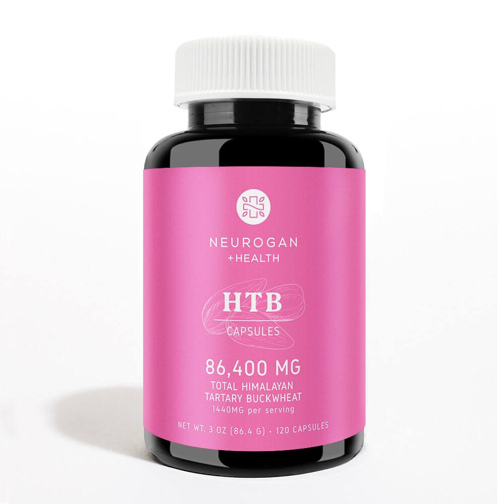 HTB Capsules | Himalayan Tartary Buckwheat Supplement | 120 CT