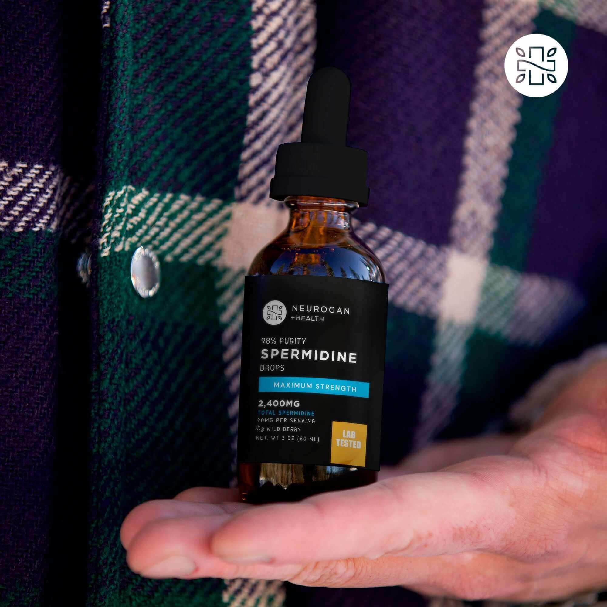 Spermidine Drops | Vegan Anti-Aging Water Drops | 2400MG