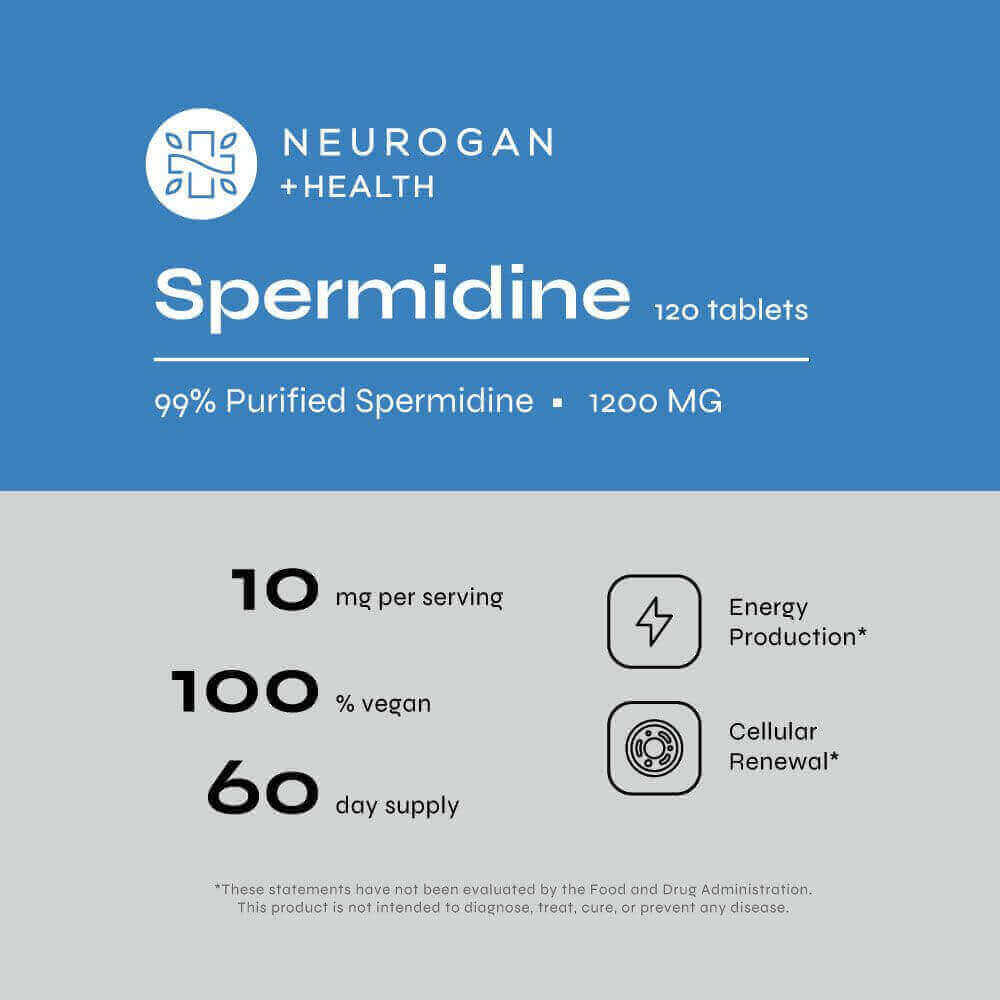 Buy Spermidine Supplements | Cellular Aging & Rejuvenation